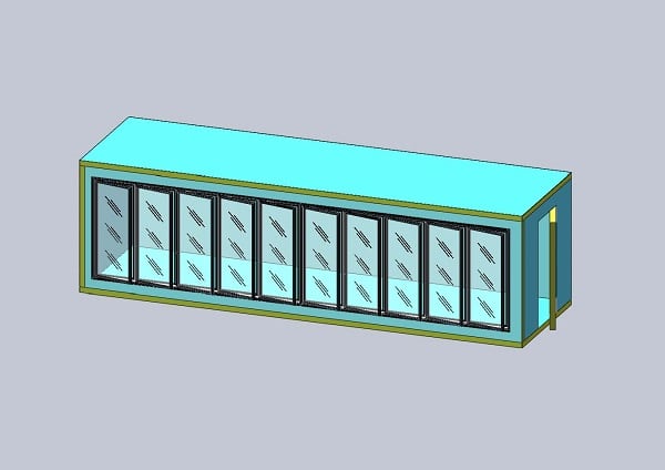 Walk In Display Cooler, Walk In Glass Door Cooler - ART Ref