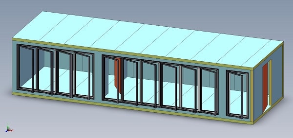 Walk In Display Cooler, Walk In Glass Door Cooler - ART Ref